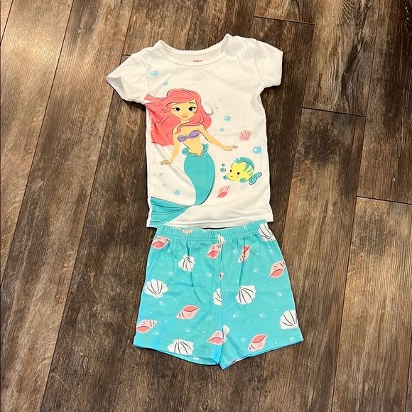 Disney | Pajamas | Disney Little Mermaid Kids Pajama Set | Poshmark
